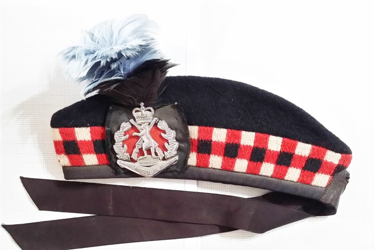 5th 7th RAR Band Badge with blue and black hackle v2 – charliebravobooks